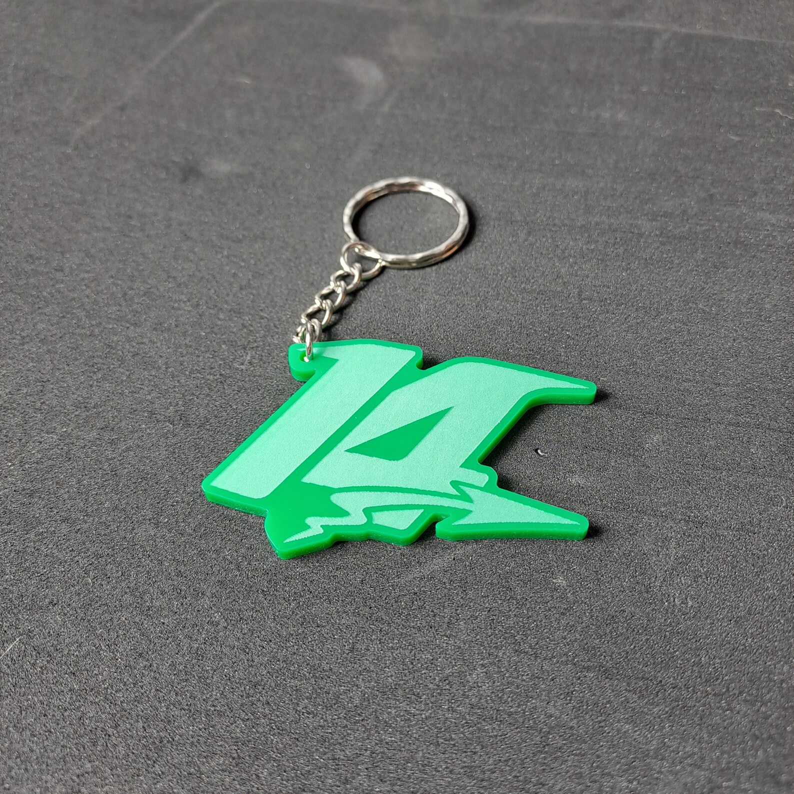 Limited Edition Fernando Alonso Number 14 Green Keyring, F1 Gift ...