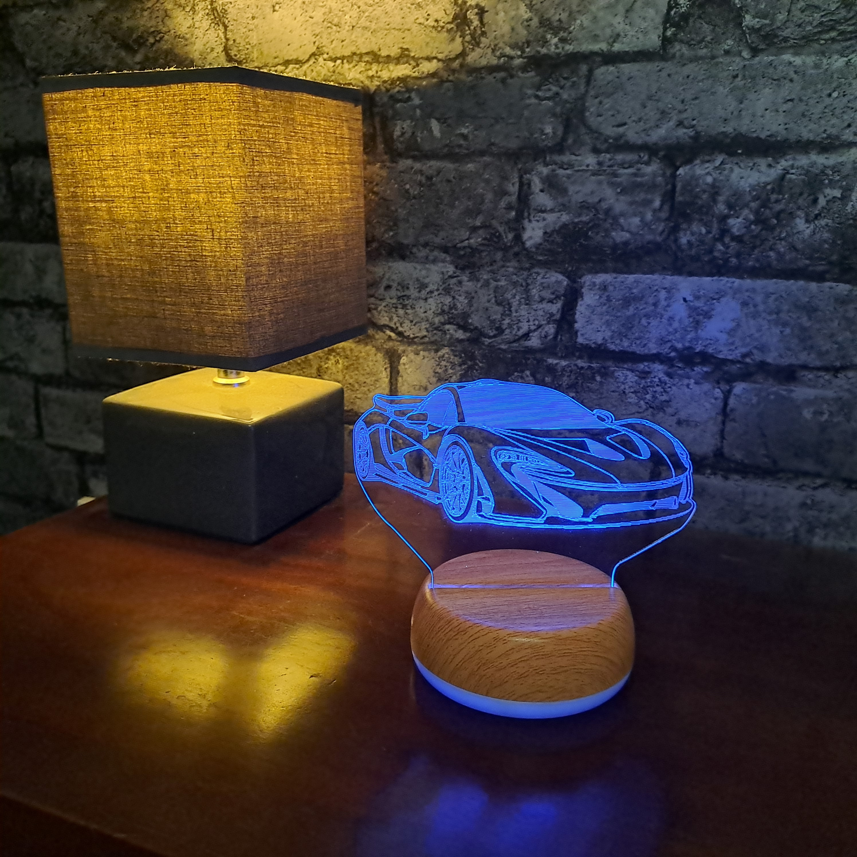 Personalised Sports Car LED Lamp Sports Car Night Light Car - Etsy