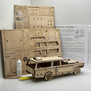 Build Your Own Banger Racing Car, Wooden Model / Puzzle Kit ...