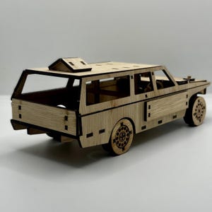 Build Your Own Banger Racing Car, Wooden Model / Puzzle Kit ...