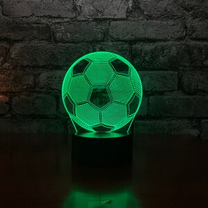Football LED Night Light, Football Player Gift, Football Coach Gift ...