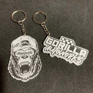 Customised Keyrings Logo - Customised Logo Keyring, Wooden Personalised ...