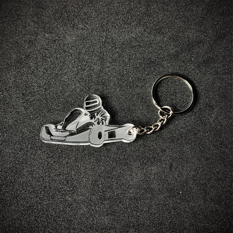 Go Kart Karting Keyring Gift Birthday Keyring - Etsy