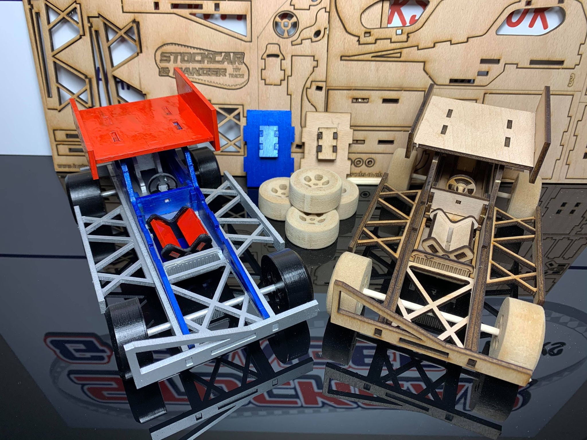 Build Your Own Stock Car, Brisca F1 Tarmac, Wooden Model Kit, Slot ...