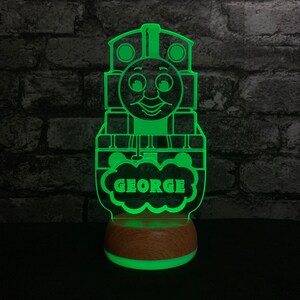 Thomas the Tank Engine LED Lamp, Train Night Light, Gift, Birthday ...
