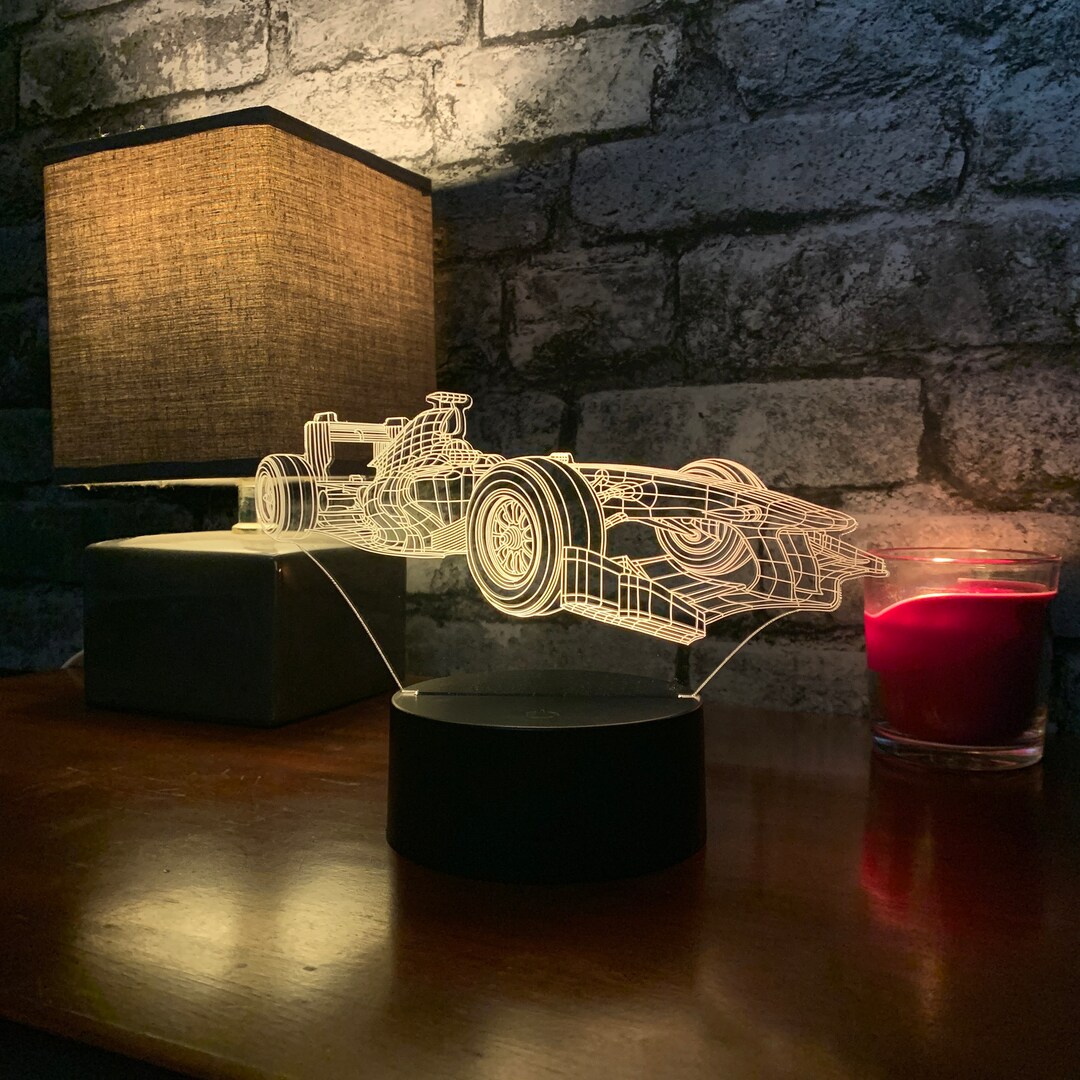 Formula 1 Grand Prix Car, LED Night Lamp, Lamp for Kids, Gifts ...