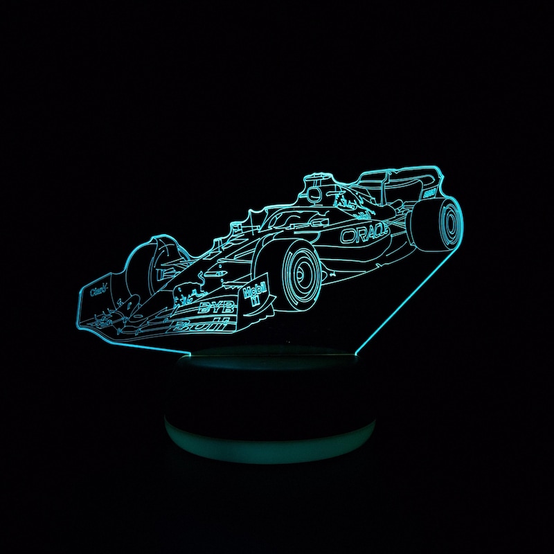 Personalized F1 Led Light - Etsy