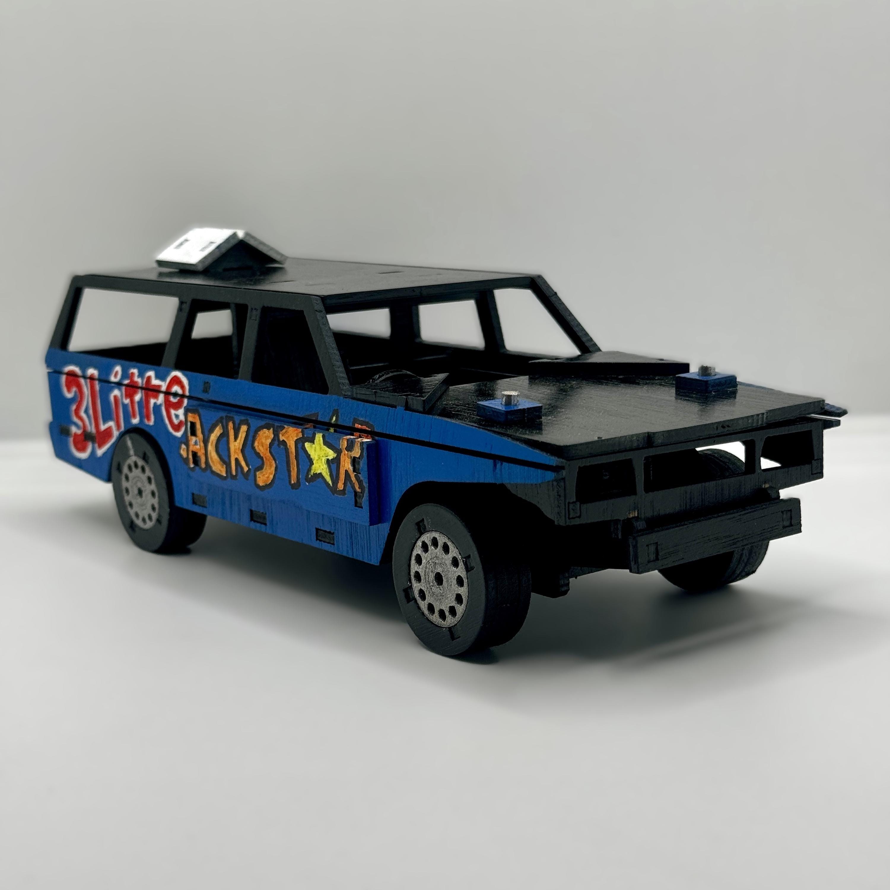 Build Your Own Banger Racing Car, Wooden Model / Puzzle Kit ...