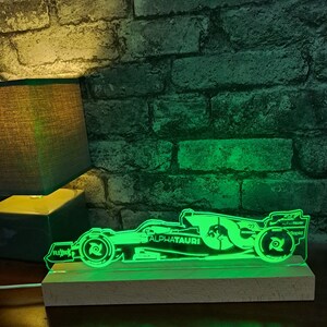 Yuki Tsunoda LED Lamp Night Light, Home Decor, Formula 1, F1 Gifts, F1 ...