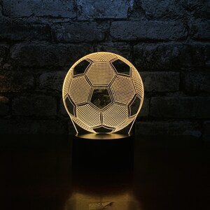 Football LED Night Light, Football Player Gift, Football Coach Gift ...