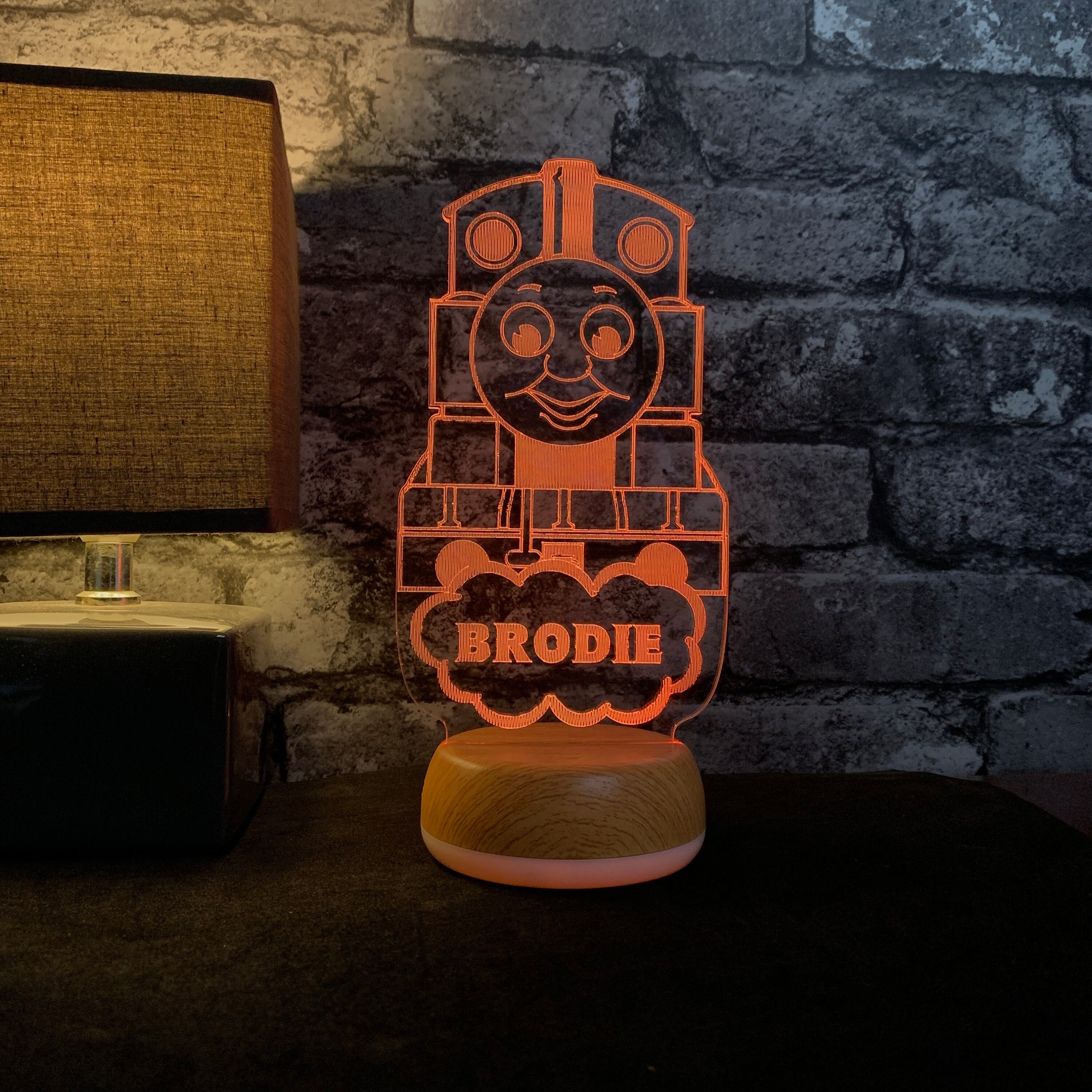 Thomas the Tank Engine LED Lamp Train Night Light Gift - Etsy UK