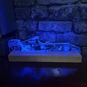 Formula 1 Kimi Raikkonen LED Lamp Light Home Decor F1 LED Lamp Gift for ...