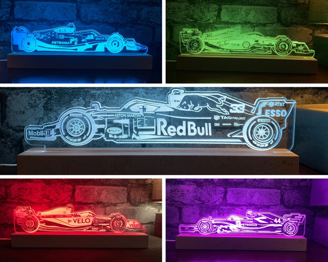 Formula 1 LED Lamps Night Lights, F1 Collection, F1, Home Décor ...