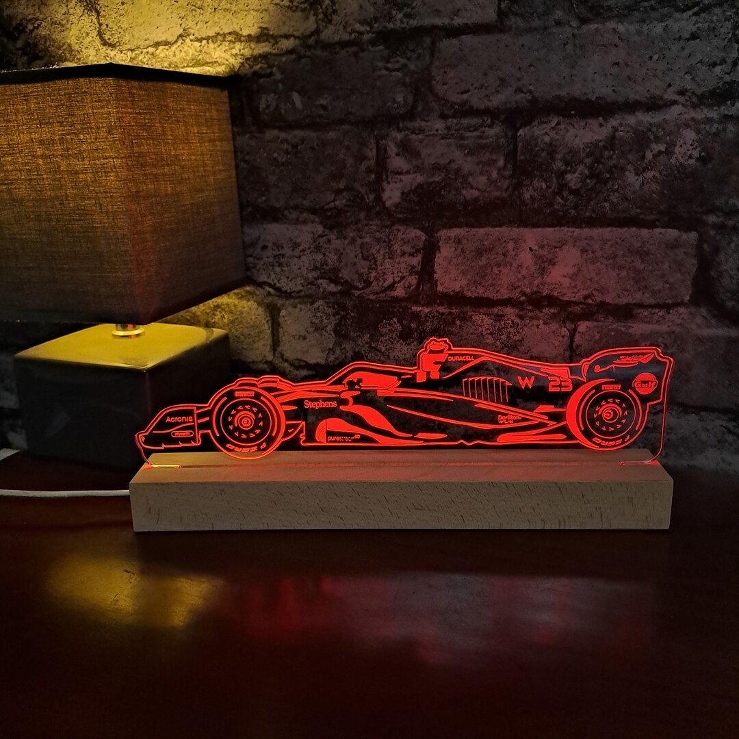 Alex Albon LED Night Light, Gifts for Him, Dad Gift, Mum Gift, Gifts ...