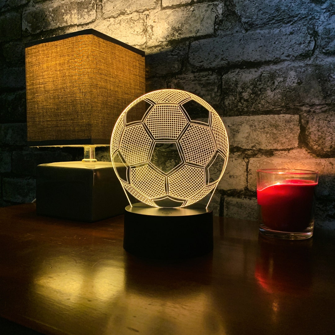 Football LED Night Light, Football Player Gift, Football Coach Gift ...