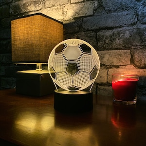 Football LED Night Light, Football Player Gift, Football Coach Gift ...