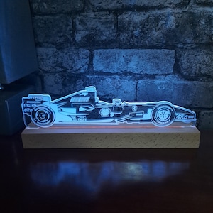 Formula 1 Kimi Raikkonen LED Lamp Light Home Decor F1 LED Lamp Gift for ...