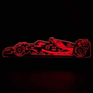 Charles Leclerc Ferrari 2025 LED Night Light, F1 Gifts, Gifts for Him ...