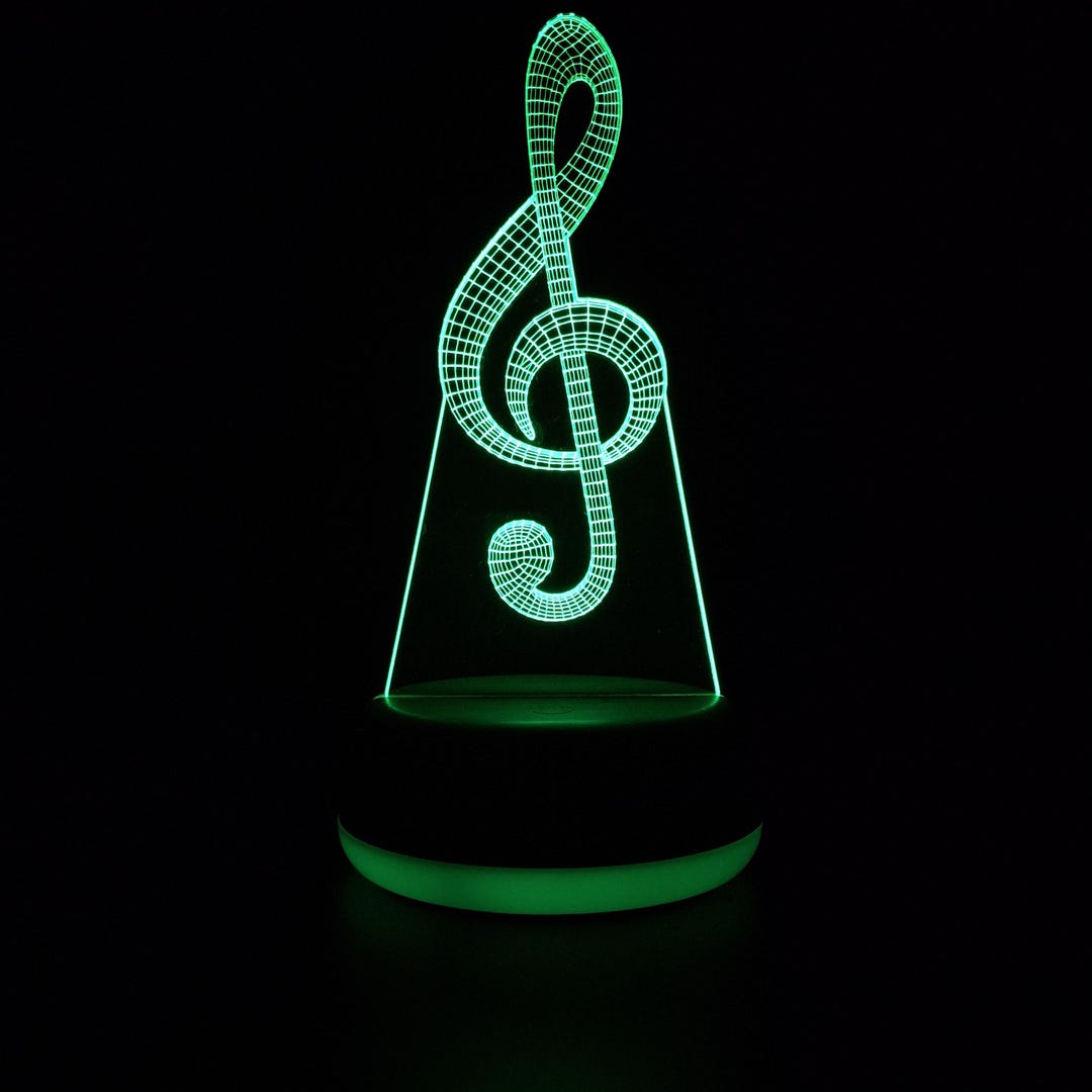 Treble Clef LED Night Light, Music Gift, Gifts for Her, Gifts for Him ...