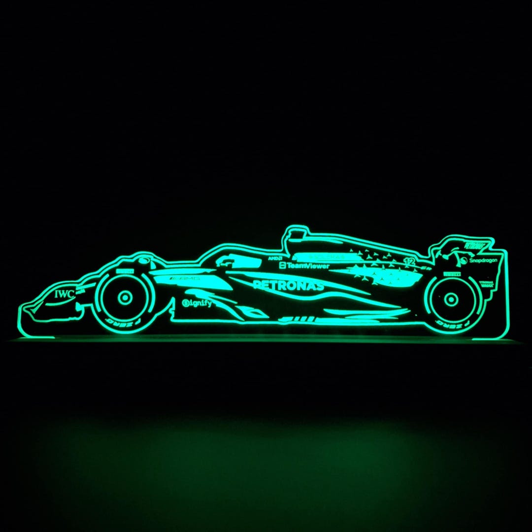 Kimi Antonelli 2025 LED Lamp Light, Home Decor, Formula 1, F1 Gifts, F1 ...