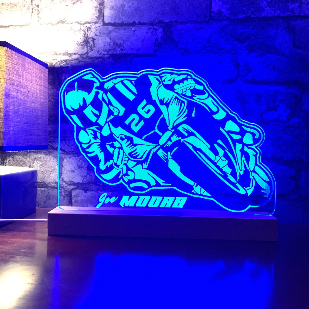 Personalised Superbike Night Light, Moto Gp, Motorsport, Bike Light ...