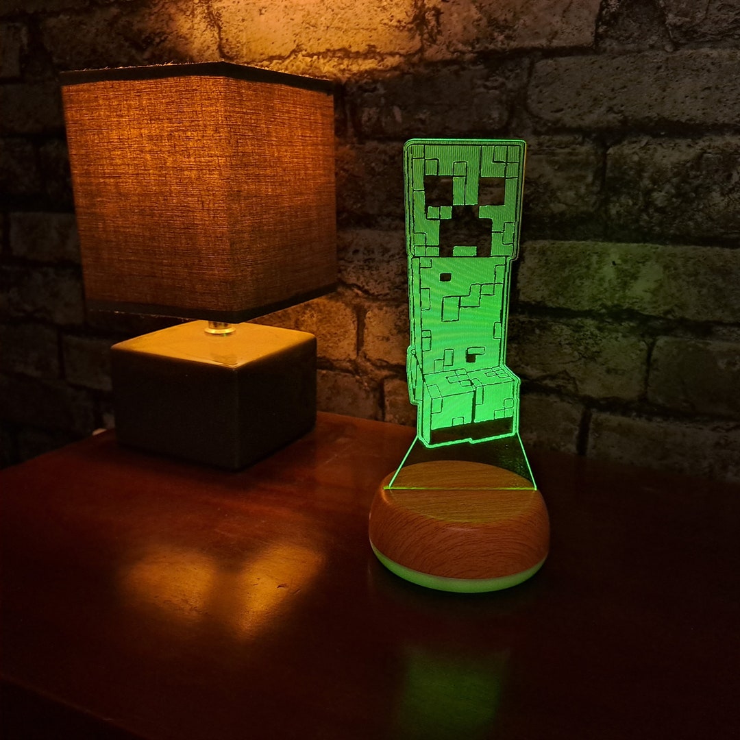 Creeper LED Lamp, Creeper Night Light, Gift, Birthday Present, Party ...