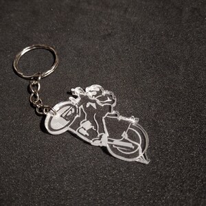 Speedway Bike Keyring, Bike Keyring, Gift, Birthday, Keyring, Father's ...