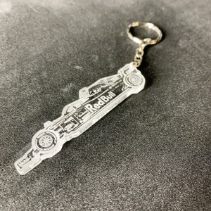 Max Verstappen Red Bull Keyring Keychain, F1 Keychain, Formula 1 ...