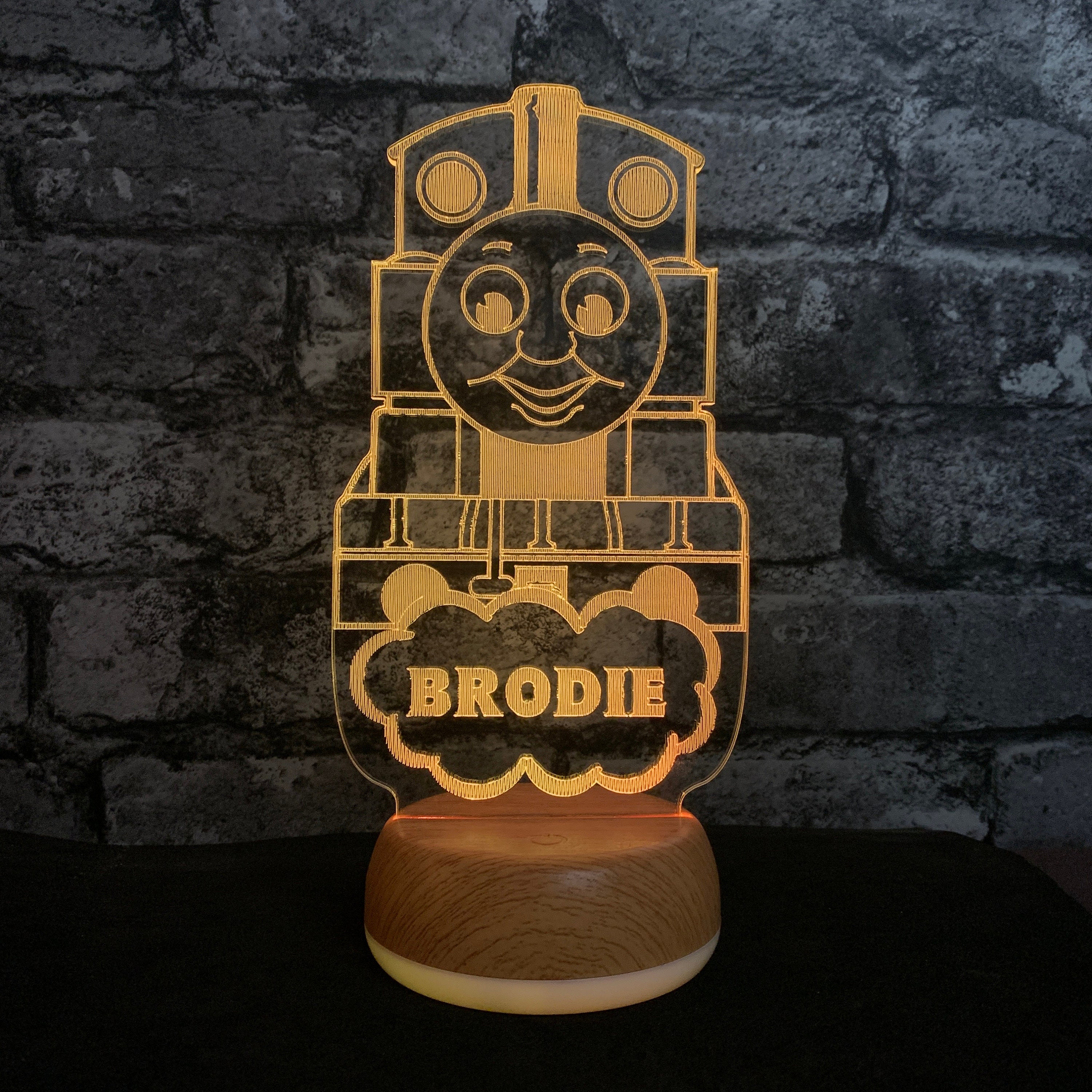 Thomas the Tank Engine LED Lamp Train Night Light Gift - Etsy UK