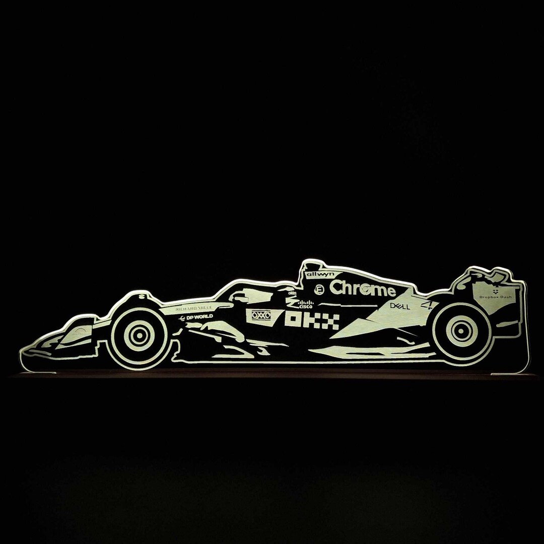Lando Norris 2025 LED Lamp Light, Home Decor, Formula 1, F1 Gifts, F1 ...