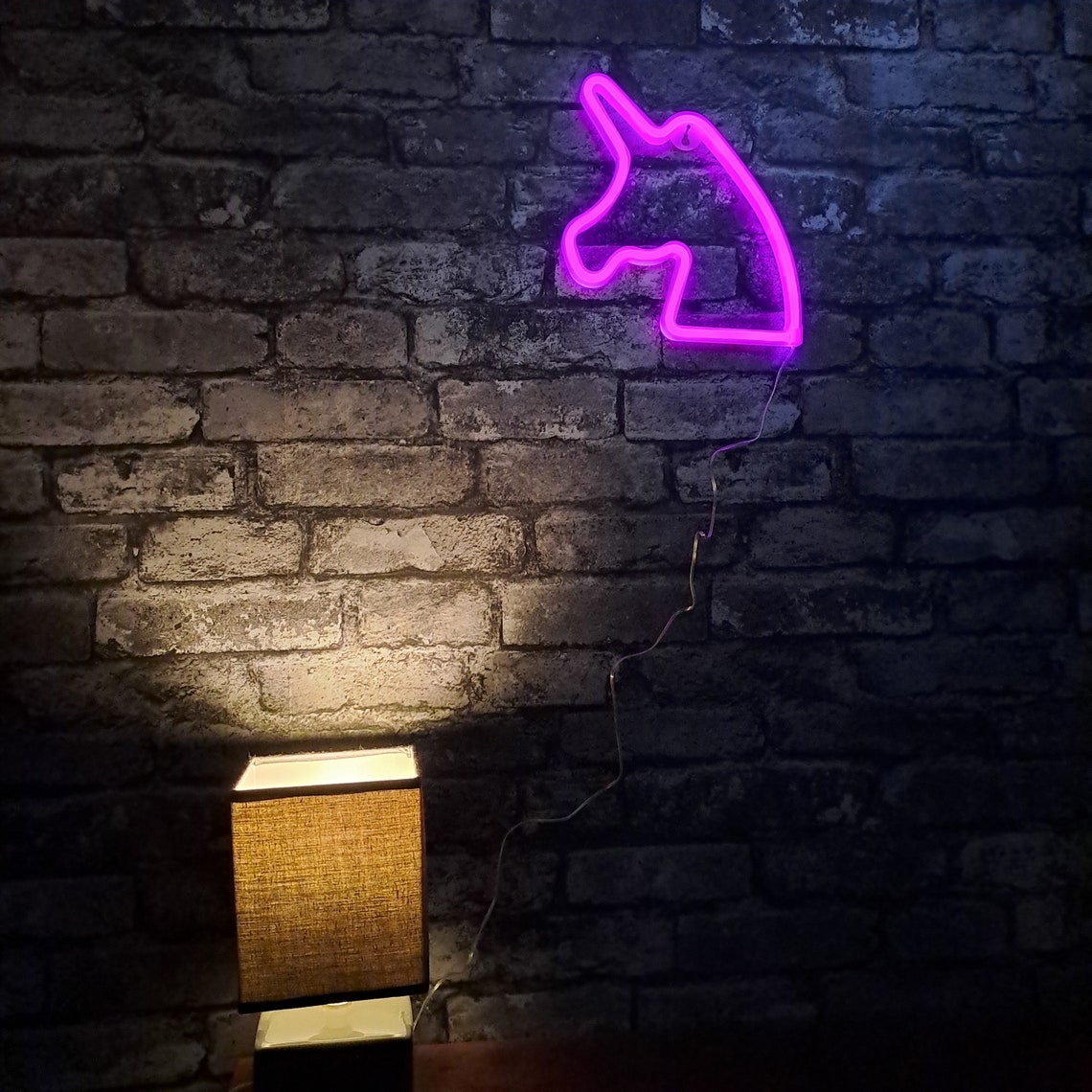 Unicorn NEON LED Wall Light, Unicorn Light, Light, Kids Light, Unicorn ...