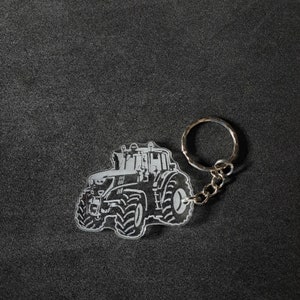 Tractor Keyring, Tractor, Farming, Keyring, Farming Gift, Gift for Him ...