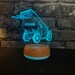 Personalised Forklift Loader Digger Night Light, LED Lamp, Farming ...