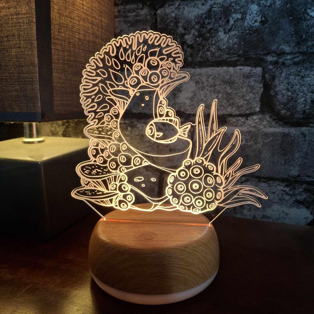 Coral Reef LED Lamp, Coral Night Light, Ocean Theme Night Light, Coral ...