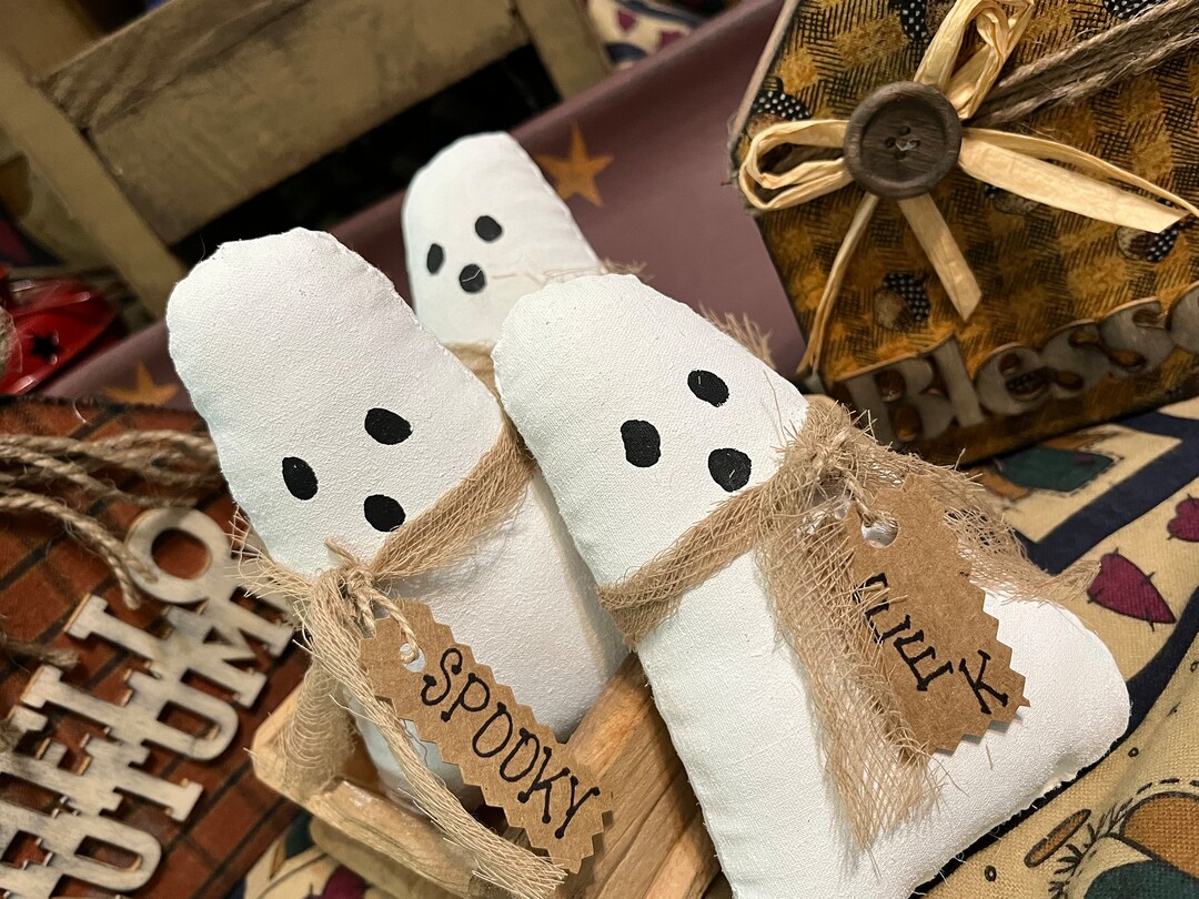 Candy Corn Ghosts - Etsy