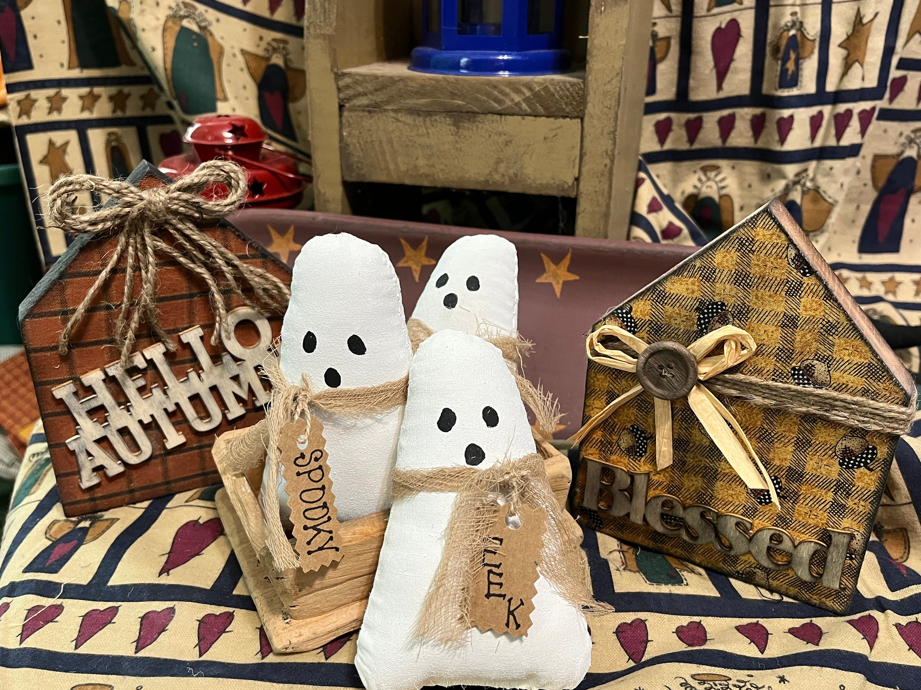 Candy Corn Ghosts - Etsy