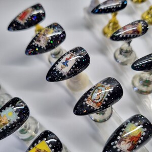 Tarot Card Nails, Custom Press on Nails, Full Set of 22 - Etsy