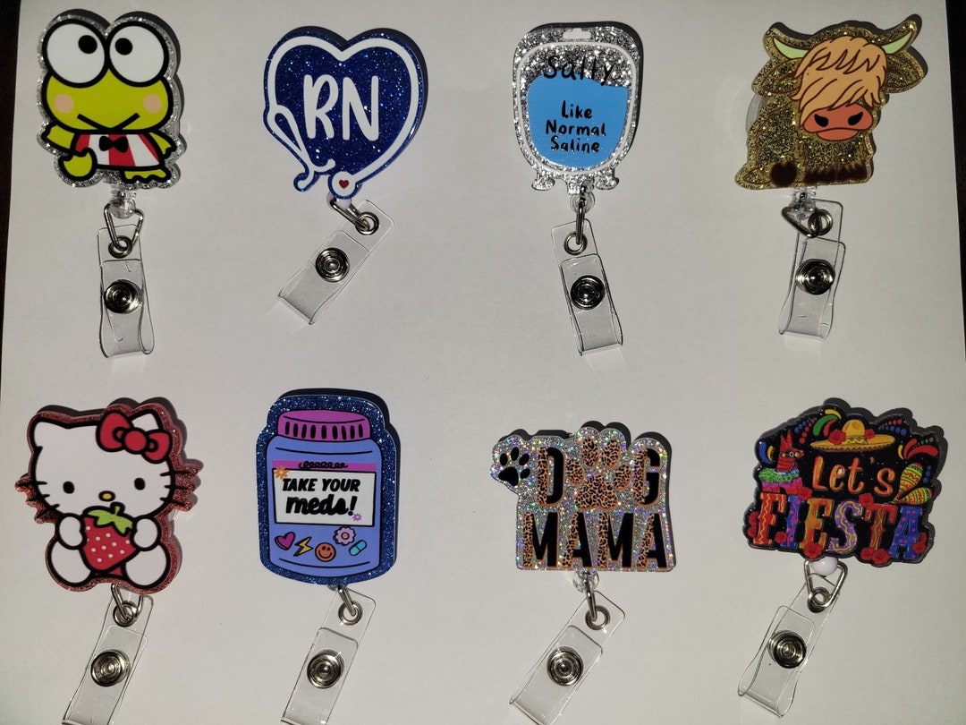 Retractable Badge Reels - Etsy