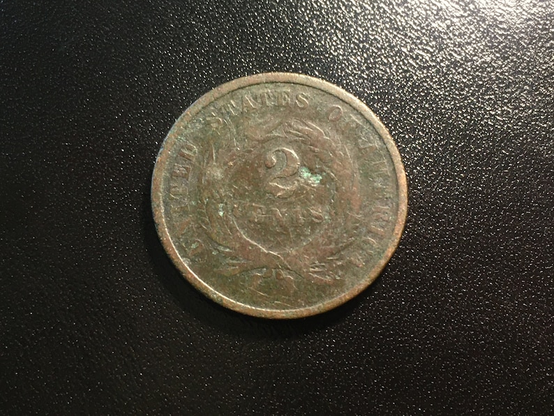 Two Cents 2 Cent Coins by Year and Grade 1864-1873 Union Shield Civil ...