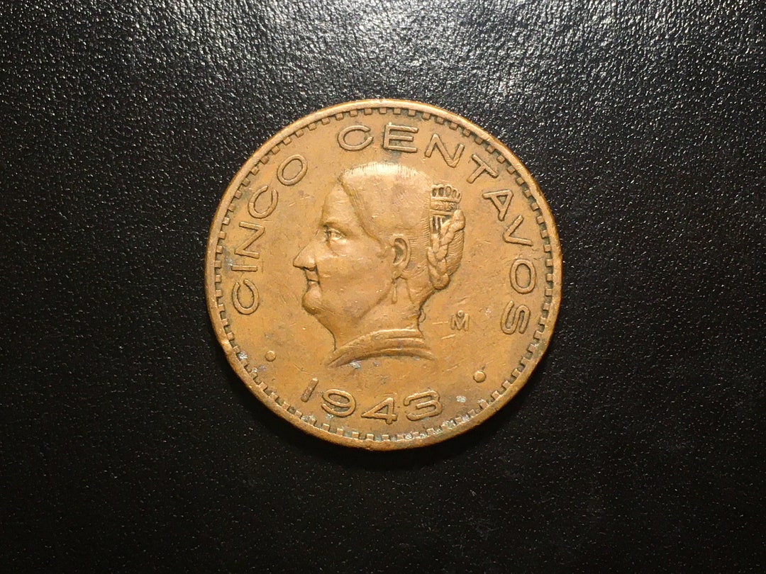 Mexico 5 Centavos by Year and Grade 1900-1949 Mexican Cinco Centavo ...