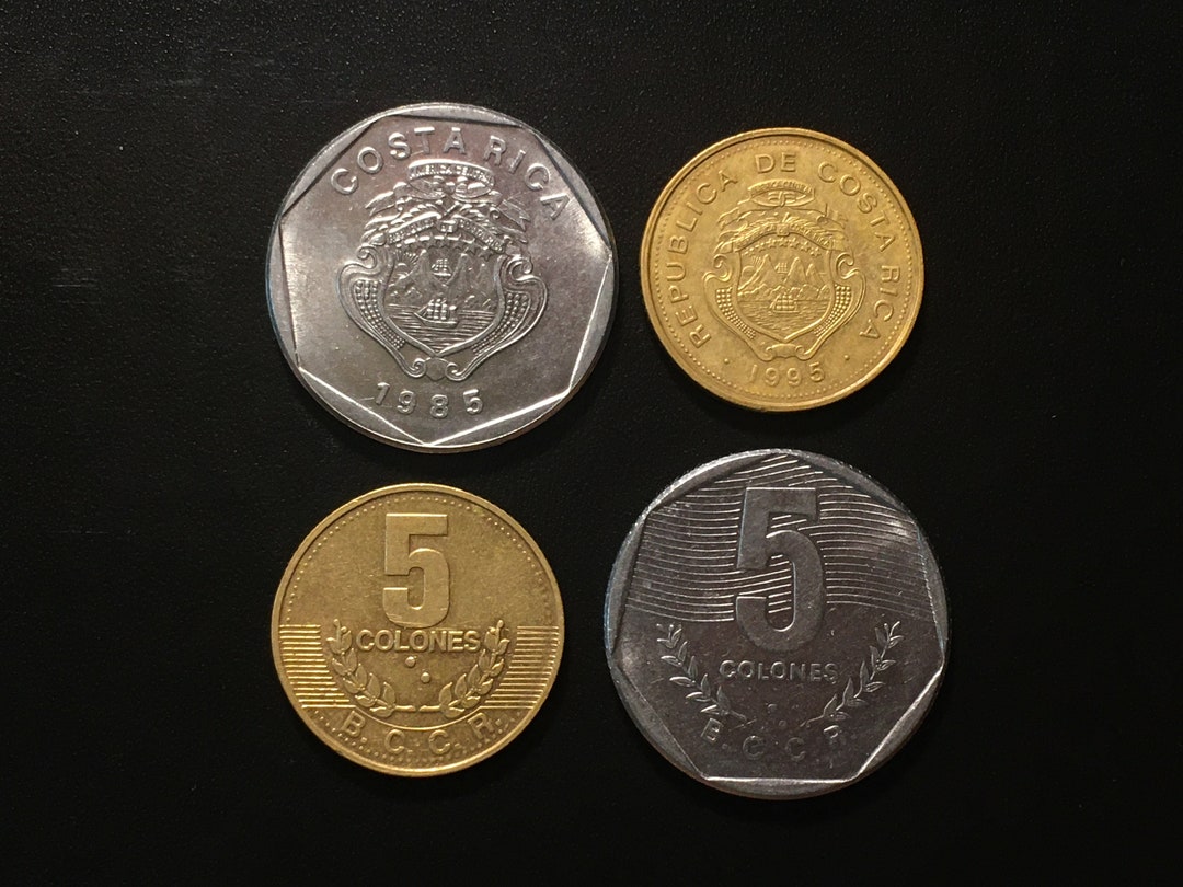 Costa Rica Costa Rican Coins Centimos Colon Colones 1950-1994 EF-AU ...