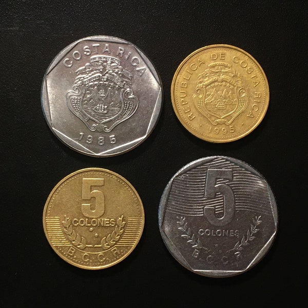 Costa Rican Coins - Etsy