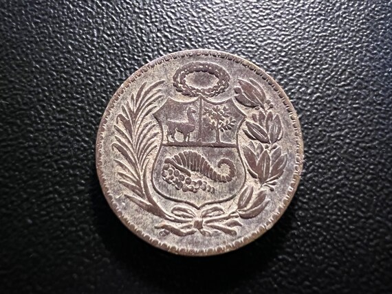Peru Coins Peruvian 1/2 Sol Half Sol Oro Llama 1900-1949 - Etsy