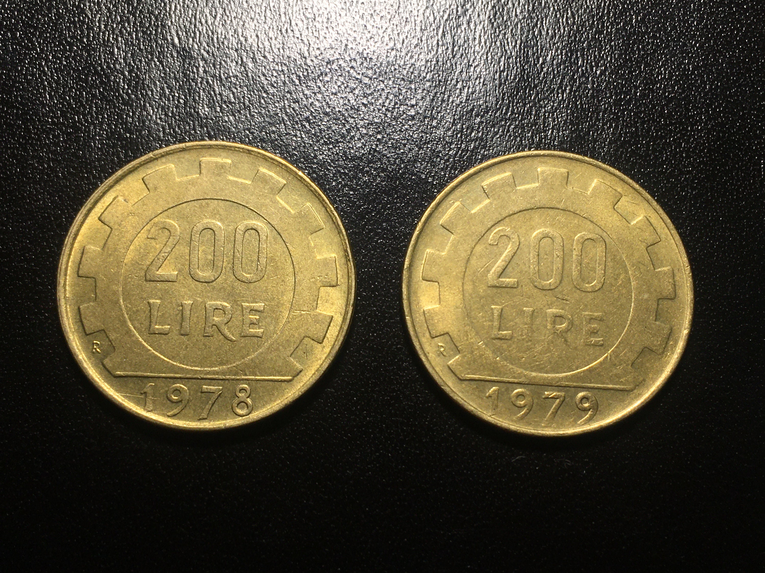 Italy Coins Italian Lire by Year 1950-1979 EF-AU Excellent Condition ...