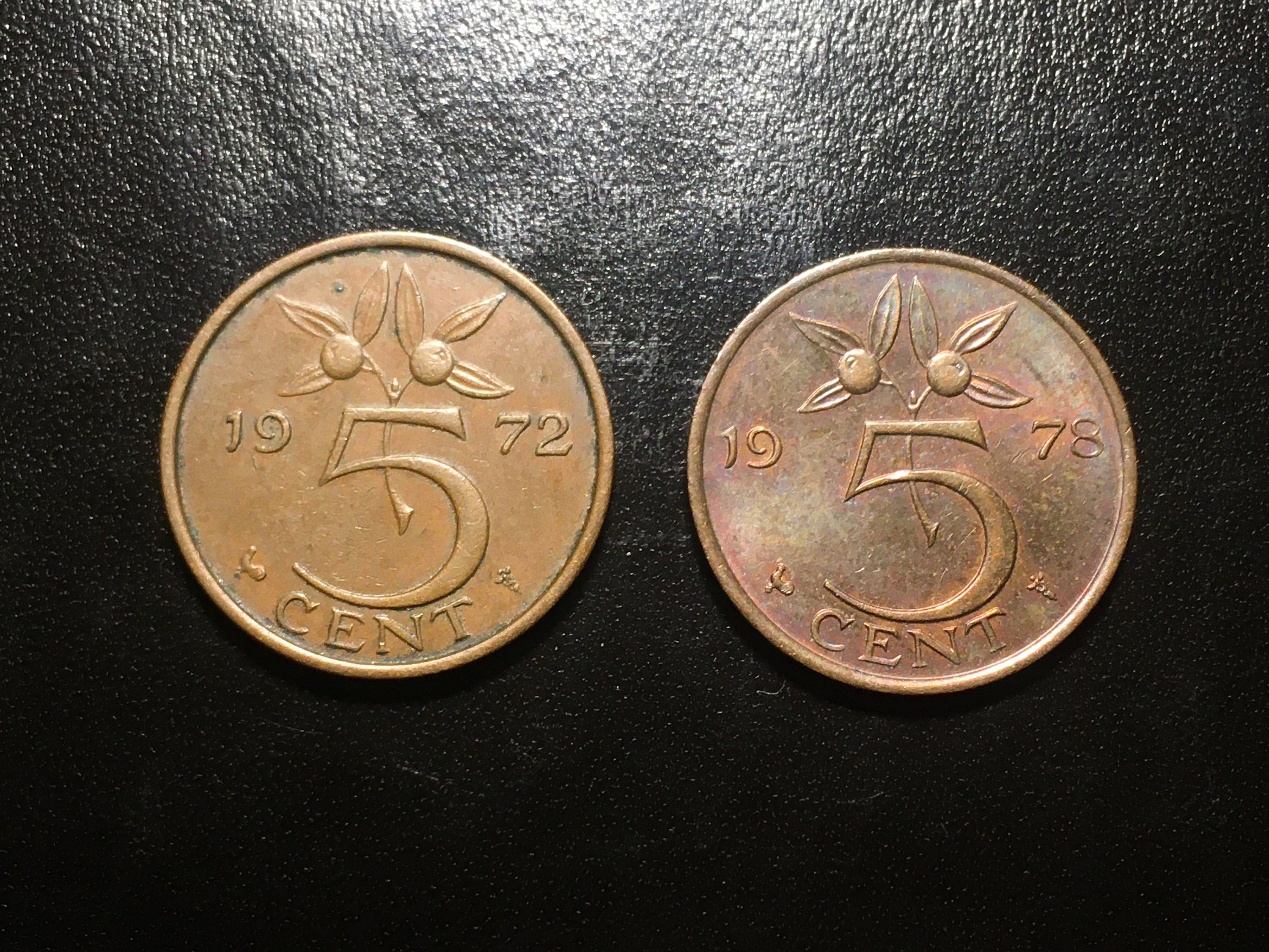 Netherlands Coins Dutch Guilders by Year 1950-1979 Guilder Gulden Cent ...