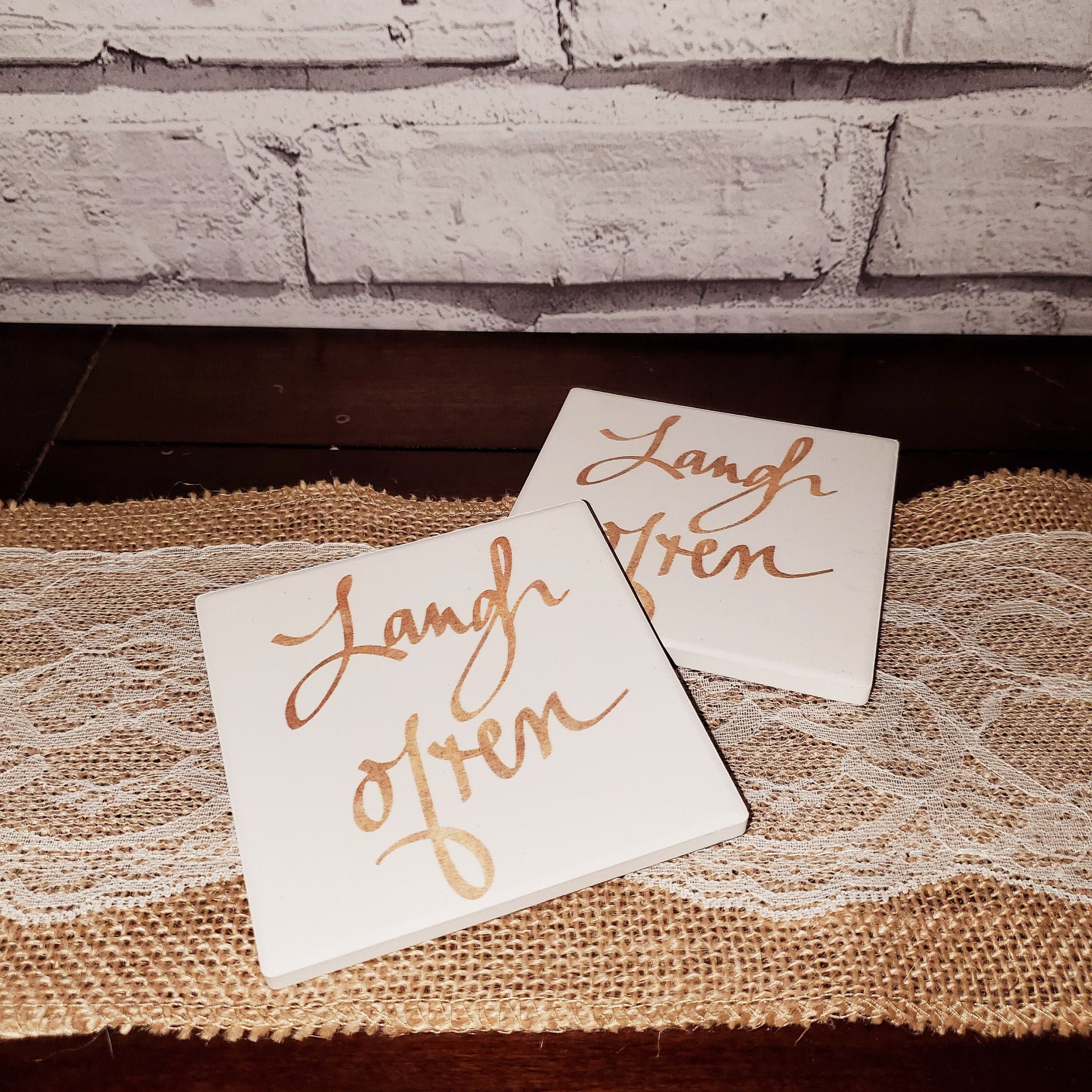 Natural Stone Coaster, Drink Coasters, Gift for Housewarming, Gift for ...