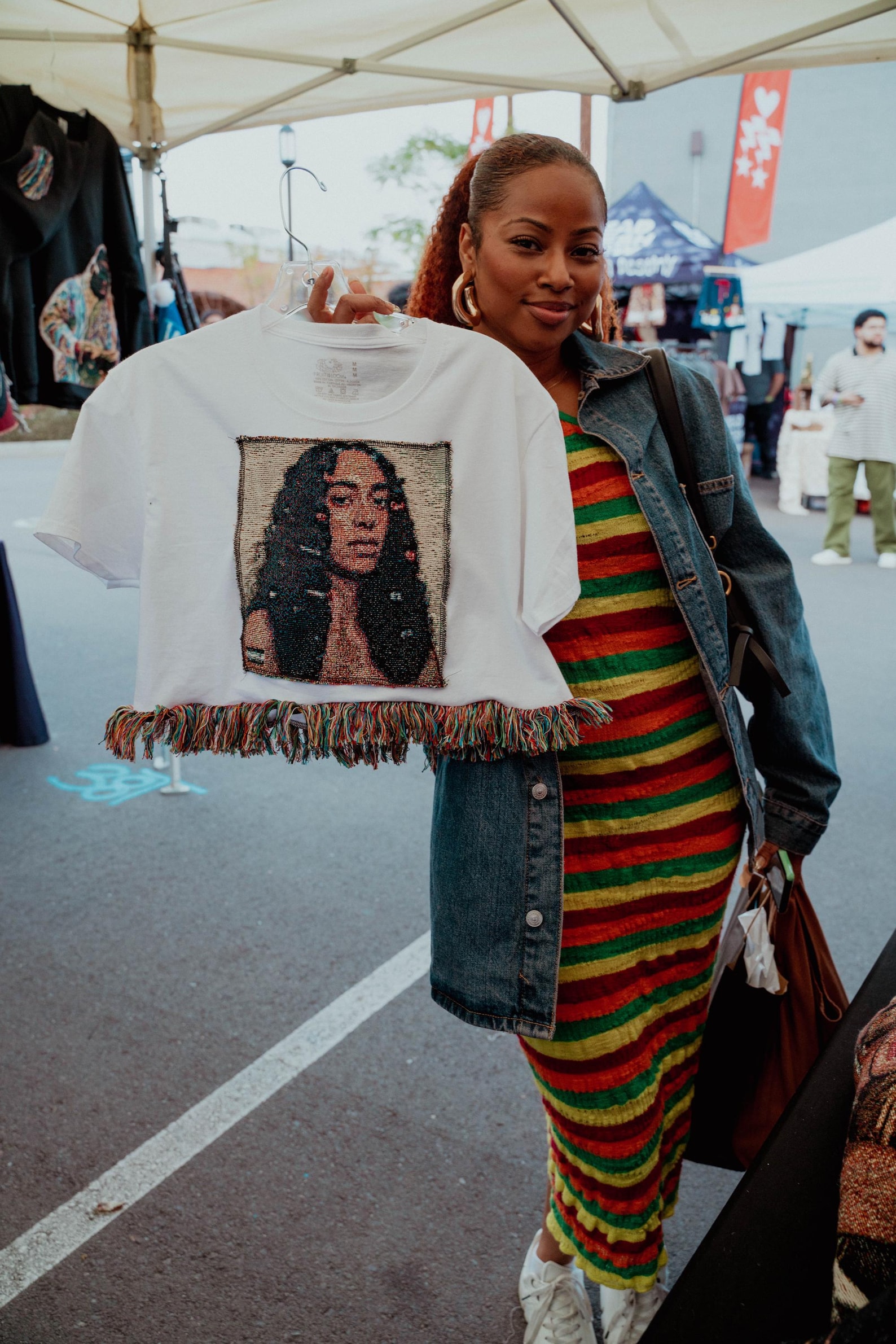 Custom Cropped Shirt With Tapestry Image - Etsy