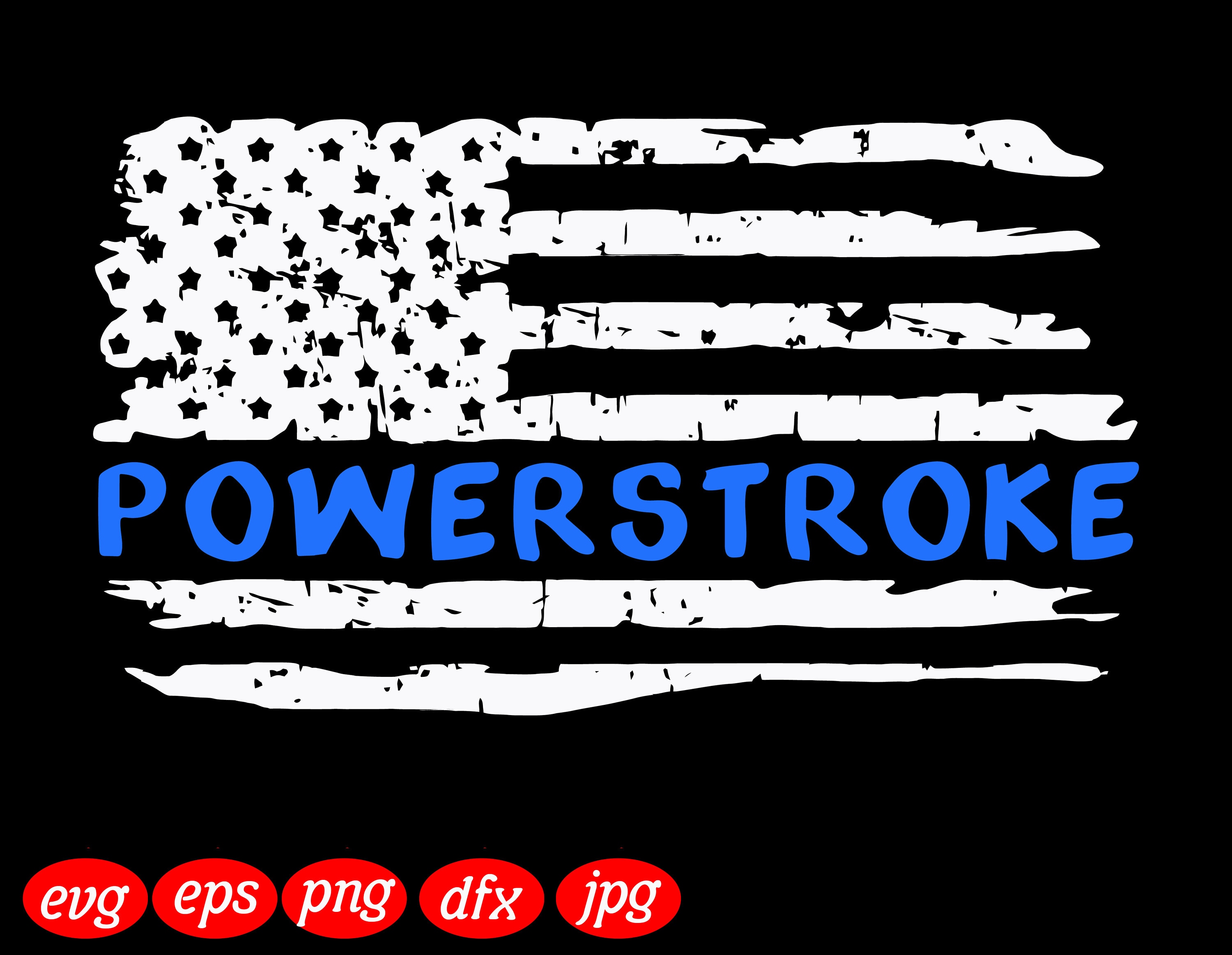 Powerstroke diesel engine truck Power Stroke 7.3L SVG | Etsy