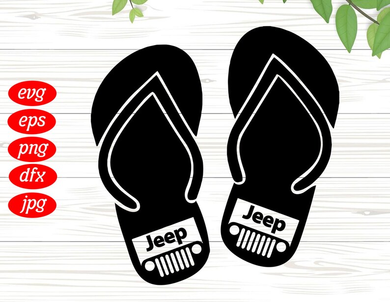 Flip Flop Jeep SVG Jeep Svg Offroad svg Cricut Files SVG | Etsy