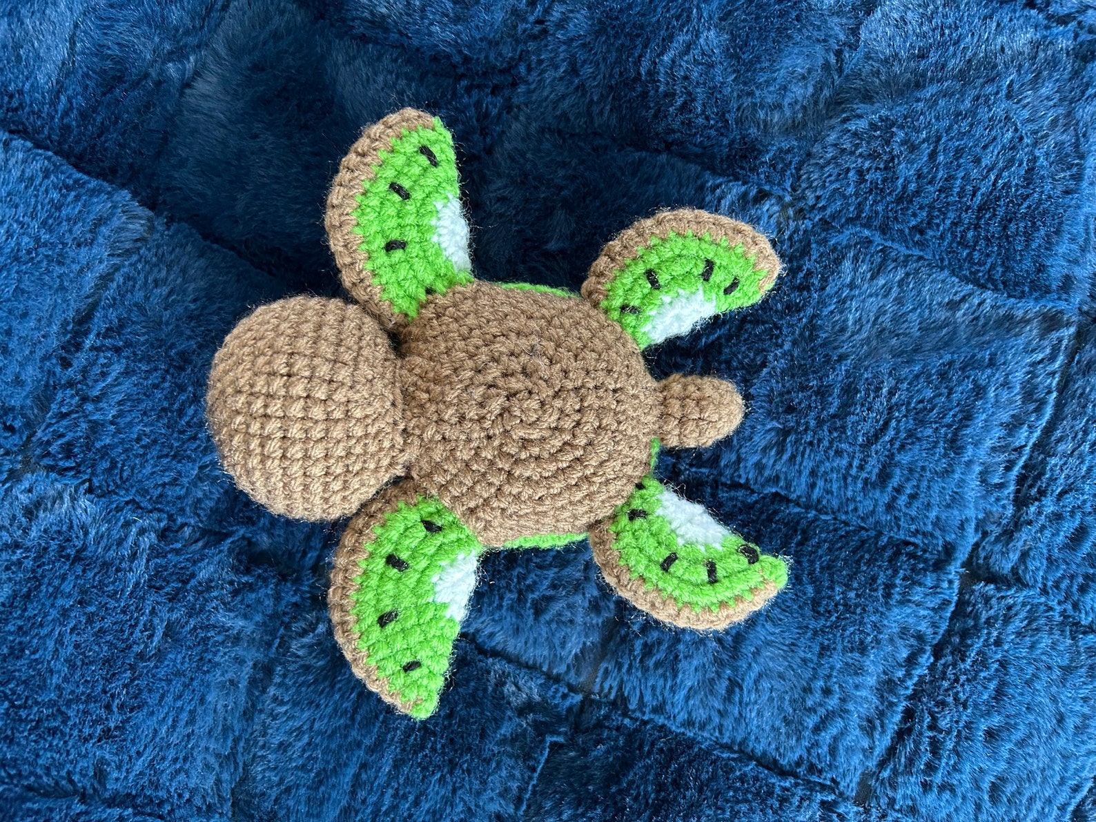Crochet Turtle Plushie Amigurumi Kiwi Turtle Fruit Themed - Etsy